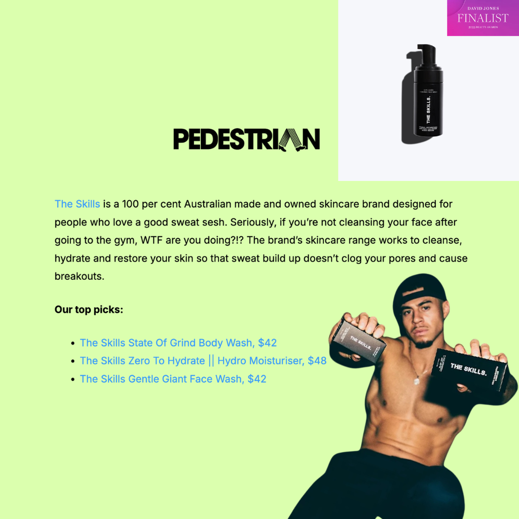 Pedestrian TV Said It For Us – The Skills Skincare
